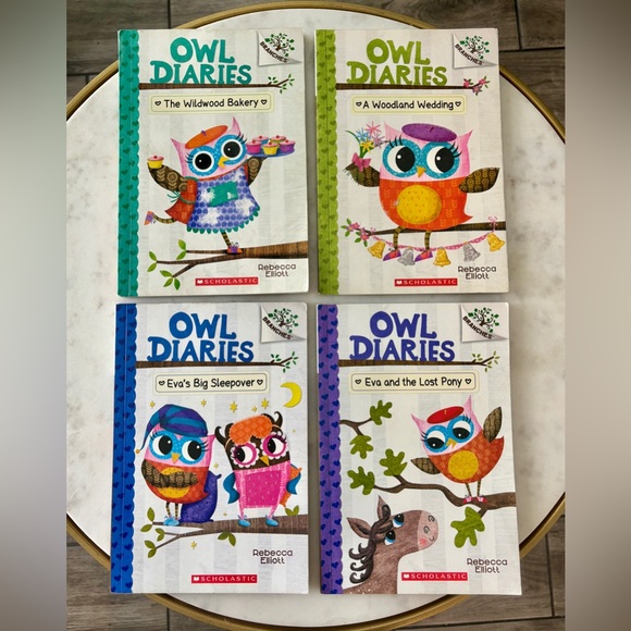 Scholastic | Toys | Owl Diaries Book Lot Set Rebecca Elliott Scholastic ...